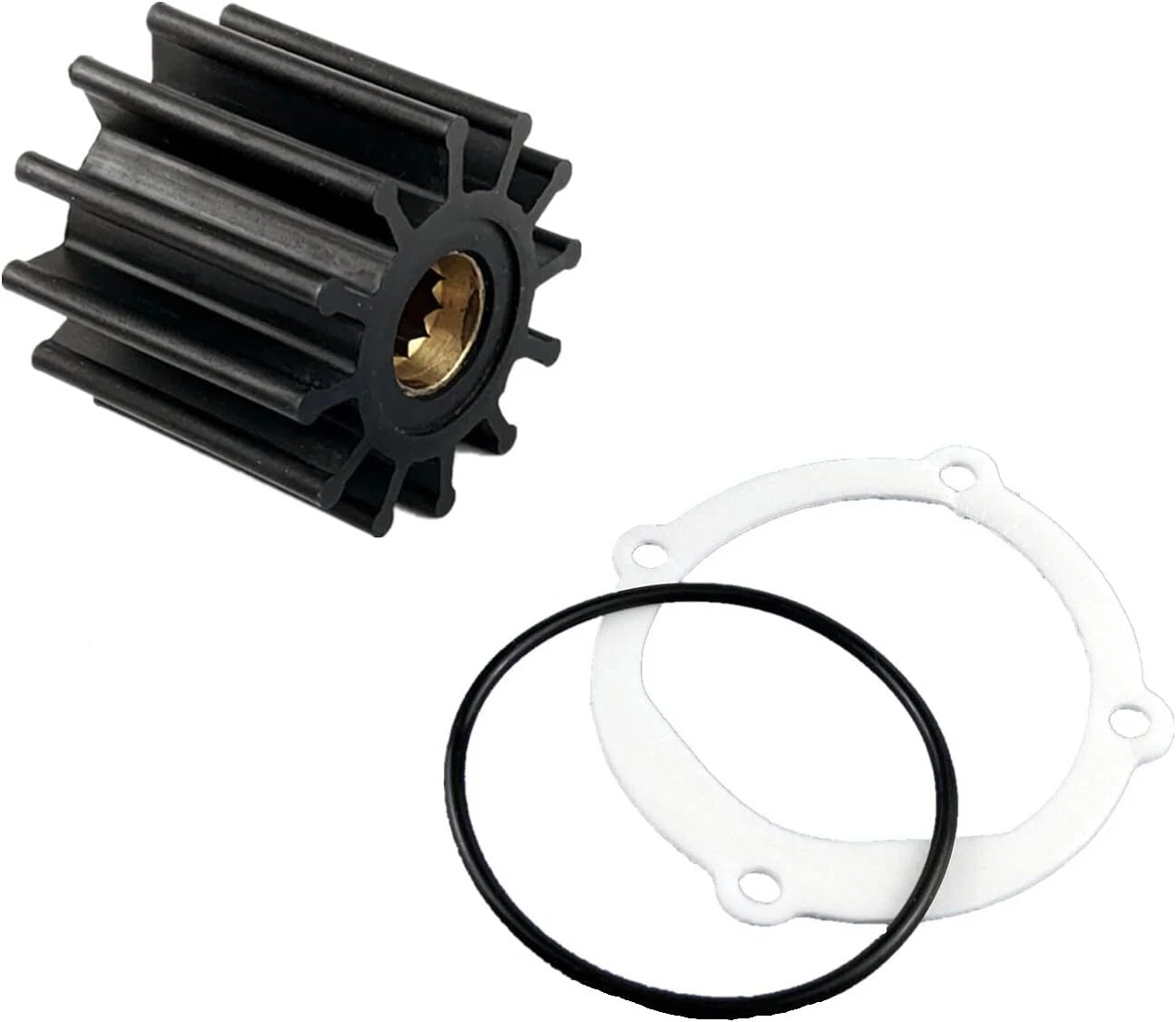 Impeller Kit for Volvo Penta Sea Water Pump 21213664, 3584350, 3588914 ...