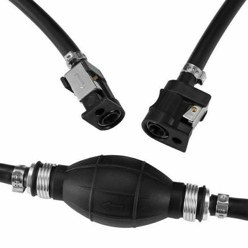 5/16" Fuel Gas Hose Line Assembly with Primer Bulb for Marine Outboard ...