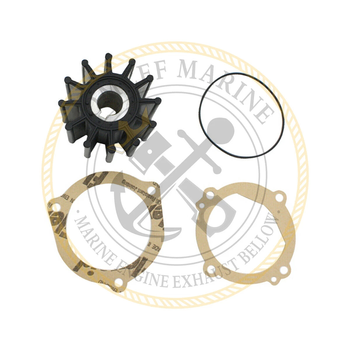 351 Inboard Engine Raw Water Pump Impeller Repair Kit for U.S. Marine ...